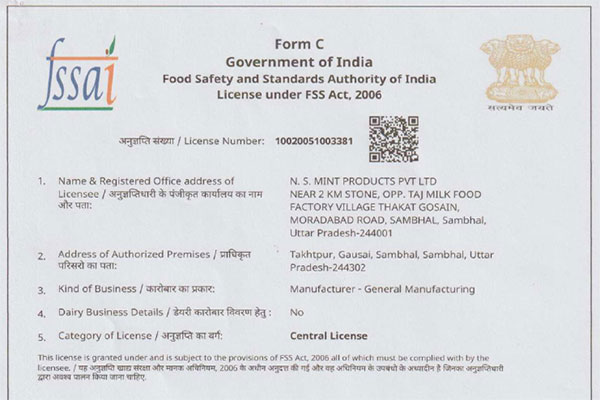 N.S.Mint Products Pvt. Ltd.